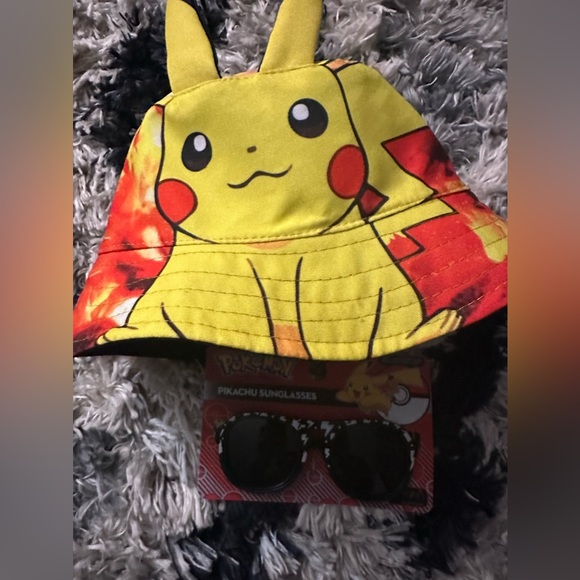 Pokemon | Accessories | Pokemon Sunglasses Bucket Fishing Sun Hat New ...